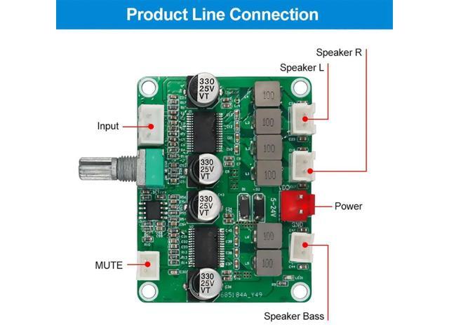 Click here for TPA3118 Digital Audio Amplifier Board 2.1 Channel... prices