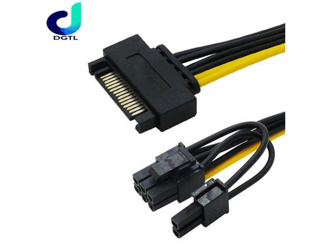 Click here for 15 Pin SATA Male to 8 Pin (6+2) PCI-e Power Supply... prices