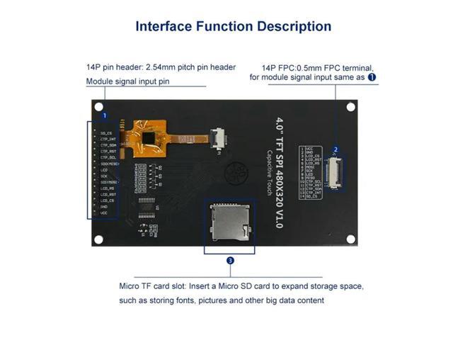 Click here for TFT LCD Display 4.0 Inch 320X480 SPI Serial TFT LC... prices