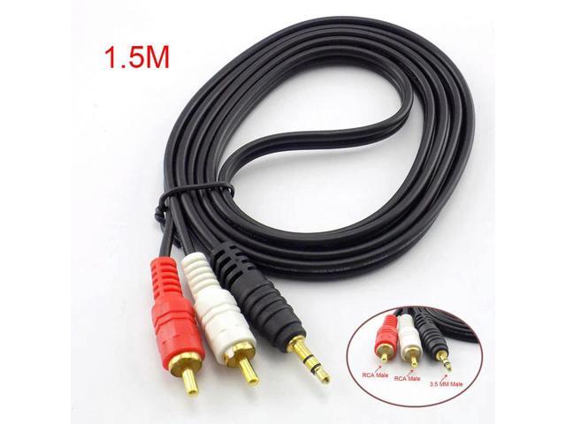 Click here for 3.5mm Plug Jack Connector to 2 RCA Male Music Ster... prices