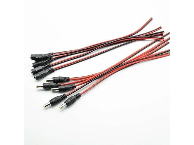 Click here for 5pcs 12V DC power male female cable Plug Adapter c... prices