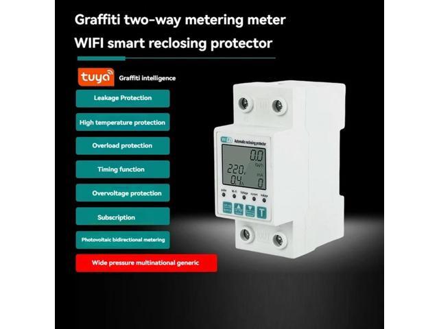 Click here for Tuya 2P Energy Meter Power Kwh Meter Earth Leakage... prices
