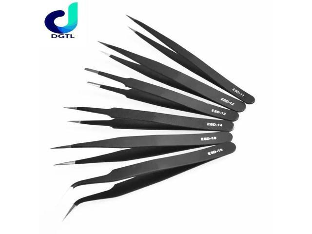 Click here for 6pcs ESD Anti-Static Stainless Steel Tweezer Set T... prices