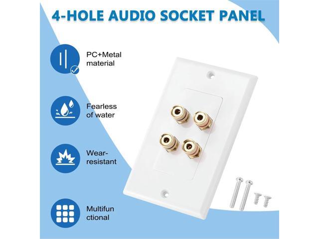 Click here for 4 Posts Speaker Wall Plate Home Theater Wall Plate... prices