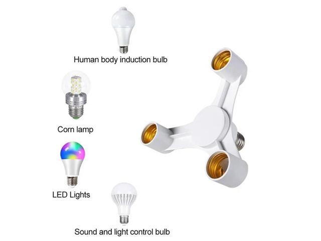 Click here for 2X 3In1 E27 To E27 Extended LED Lamp Bulbs Socket... prices
