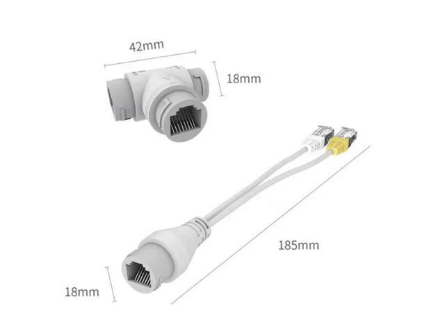 Click here for 1pcs POE Splitter 2-in-1 Network Cabling Connector... prices