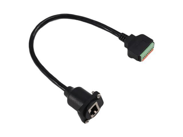 Click here for D Type RJ45 8P8C Female Panel For CAT5/6/7 RJ45 Et... prices