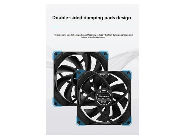 Click here for Teucer 12cm Chassis Fan PWM Control 1800rpm Silent... prices