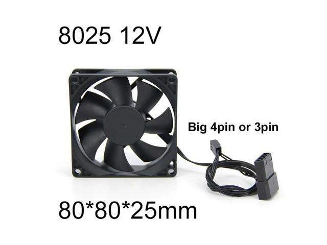 Click here for 80mm 8cm 8025 DC 12v big 4pin or 3pin Brushless Co... prices