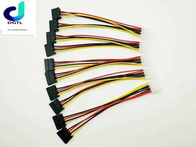 Click here for 5PCS SATA Power Cable Splitter Molex 4pin Male to... prices