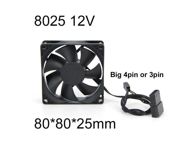 Click here for 80mm 8cm 8025 DC 12v 3pin big 4pin Brushless Compu... prices