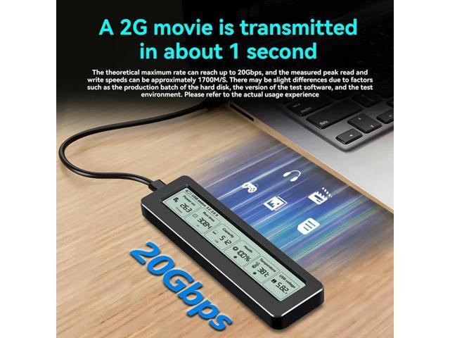 Click here for USB3.2 Gen2 Type-C 20Gbps M. 2 NVME SSD Case Pcie... prices