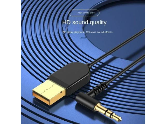 Click here for 3.5mm Jack Car AUX Audio Bluetooth 5.0 Wireless Do... prices
