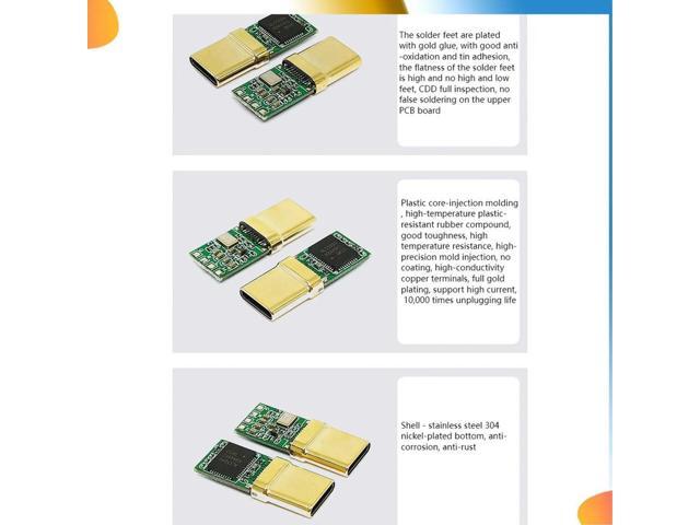 Click here for USB-C Male Plug  Decoder Chip ALC5686  Gold-Plated... prices