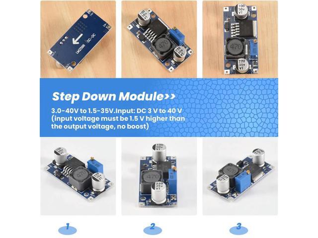 Click here for 6 Pack LM2596 DC To DC Buck Converter 3.0-40V To 1... prices