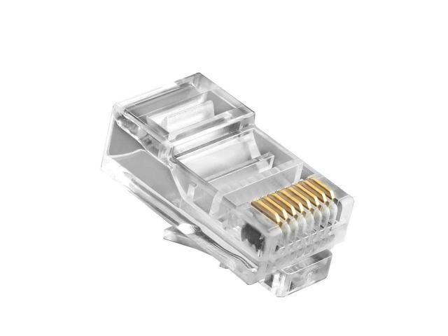 Click here for 100pcs Crystal 8Pin RJ45 Plugs  RJ-45 Ethernet Cab... prices