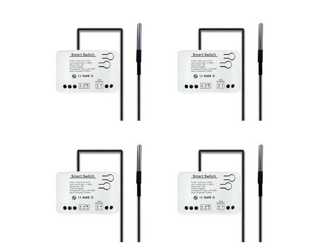 Click here for 4X Tuya Zigbee Switch With Temperature Sensor Pass... prices