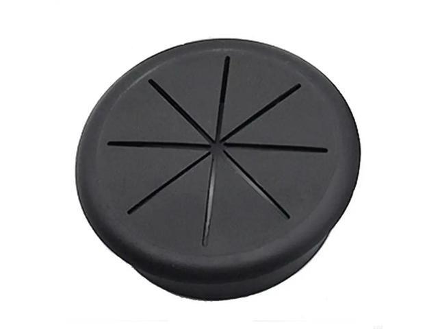 Click here for 2.4Inch Round Plastic Desk Grommets Black Wire Cap... prices