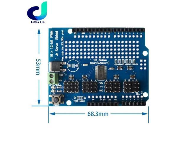 Click here for servo shield 16 Channel 12-bit PWM/Servo Driver-I2... prices