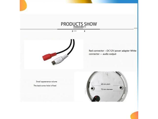 Click here for 2X Audio Monitoring MIC Sound Pickup Microphone Fo... prices