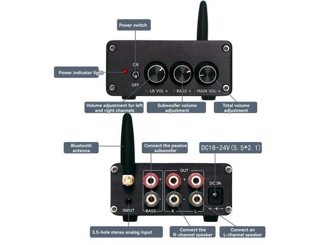 Click here for Amplifier ES9023 Decoder Small Desktop Digital 50W... prices