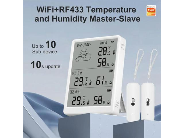 Click here for Tuya +RF433 Temperature Humidity Sensor Weather St... prices