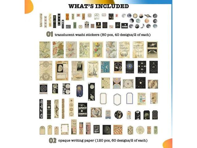 Click here for Vintage Scrapbook Supplies Pack (400 Pcs) For Art... prices