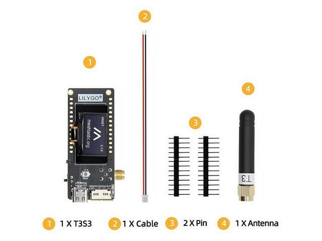 Click here for T3S3-LR1121/2.4G ESP32-S3 with 0.96 inch OLED Deve... prices
