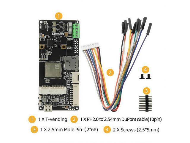 Click here for T-Vending ESP32-S3 RS485 supports T-PCIE expansion... prices