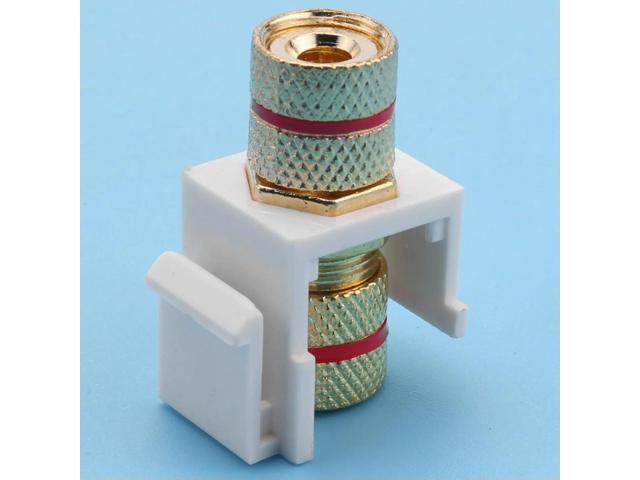 Click here for Speaker Post Snap-in Banana Keystone Jack - White... prices