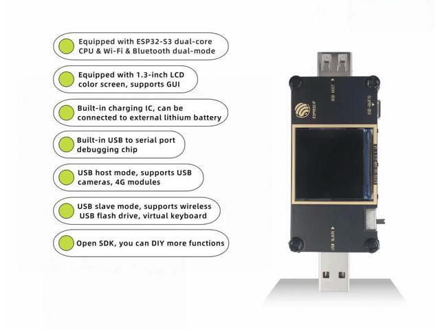 Click here for ESP32-S3-USB-OTG development board equipped with E... prices