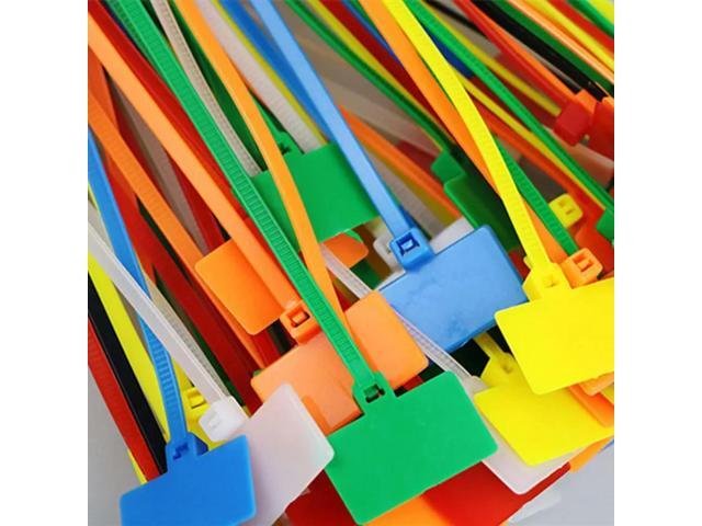 Click here for 250pcs Nylon Cable Tie Plastic Loop Ties Markers C... prices