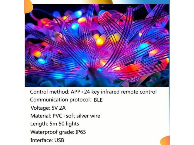 Click here for 1Set Tuya Bluetooth LED String Lights RGB Phantom... prices
