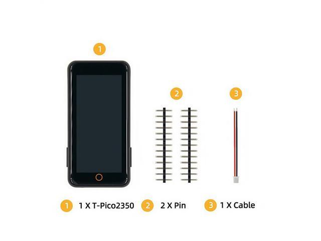 Click here for T-Pico2350 ESP32-C6+RP2350 Dual Chip 2.33 Inch LCD... prices
