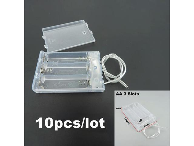 Click here for 10PCS Transparent 3 solt AA 3V 4.5V Holder Box Cas... prices