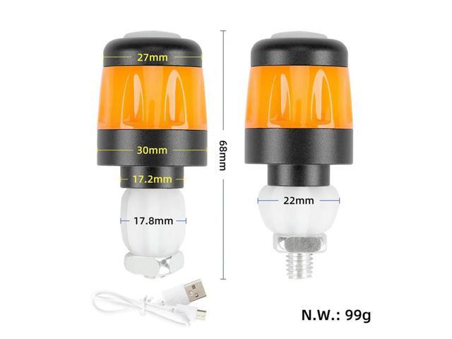Click here for 2Pcs Electric Scooter Handlebar Lights LED Warning... prices