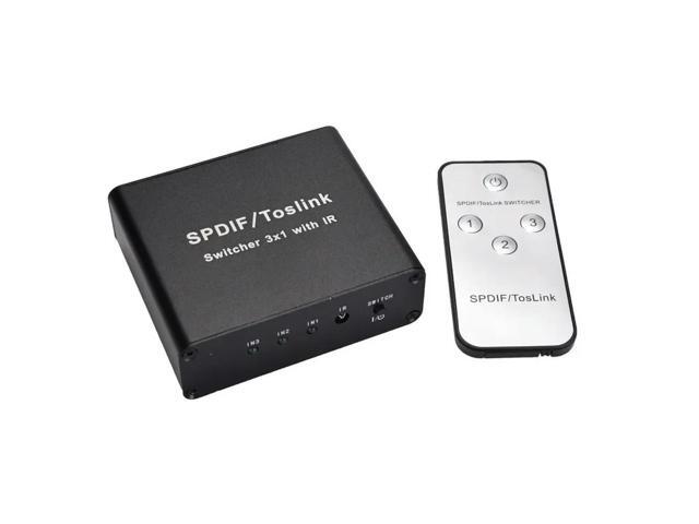 Click here for 3X1 Switcher with Remote Control for Toslink Signa... prices