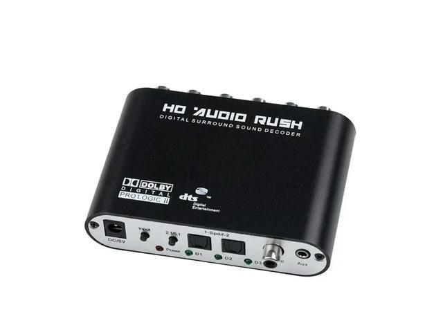 Click here for 5.1 Channel 24 Bit Audio Digital Fiber Coaxial To... prices
