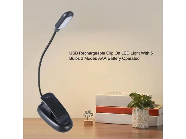 Click here for LED Clip Desk Lamp Reading Light Lamp Eye Care Pro... prices