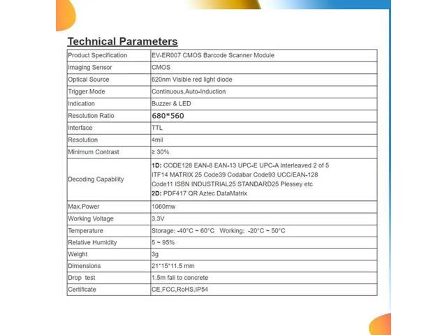 Click here for 2D TTL Embedded Module Mini Embedded Scanning Modu... prices