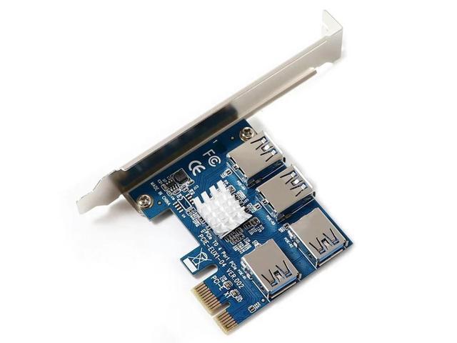 Click here for PCIE To PCI-E Adapter 1 Turn 4 PCI-Express Slot 1x... prices