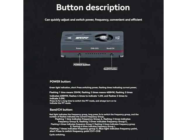 Click here for 3X For Axisflying TERK Max 5.8G 3W VTX Analog FPV... prices