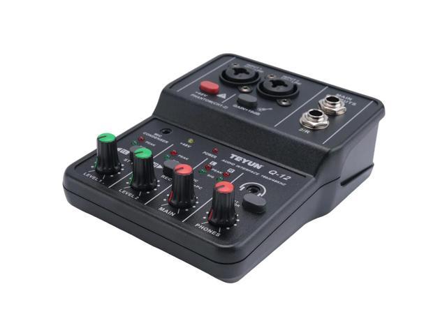 Click here for TEYUN Q-12 Sound Card Audio Mixer Sound Board Cons... prices