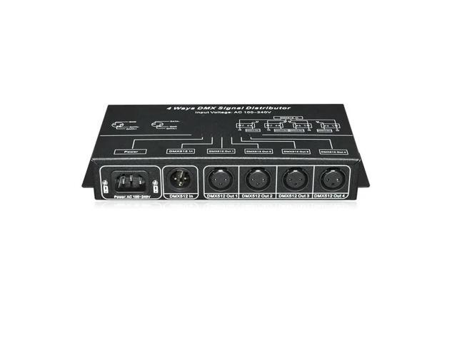 Click here for 4 Output Ports DMX Signal Amplifier Repeater DMX S... prices