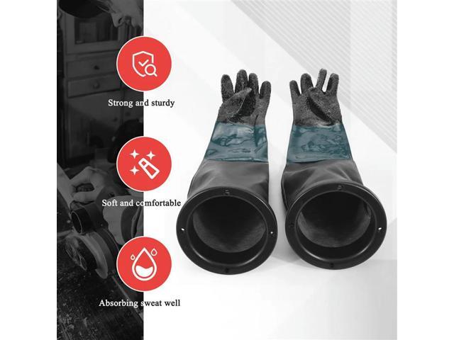 Click here for Sandblasting Gloves Sandblaster Parts 60Cm With O... prices