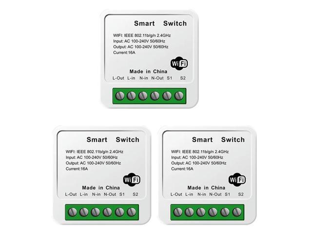 Click here for 3X Tuya 16A MINI Switch DIY 1-Way Remote Control T... prices