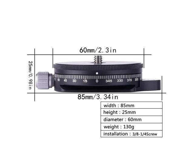 Click here for Camera Pan Base With Arca Swiss Style Plate  0.95C... prices