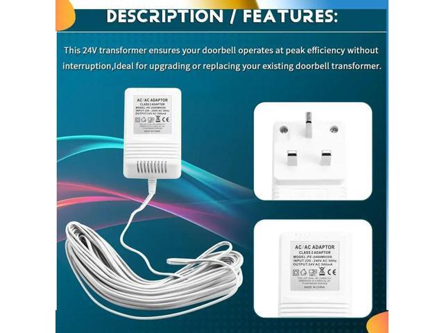 Click here for 24V Doorbell Transformer Adapter For Video Doorbel... prices