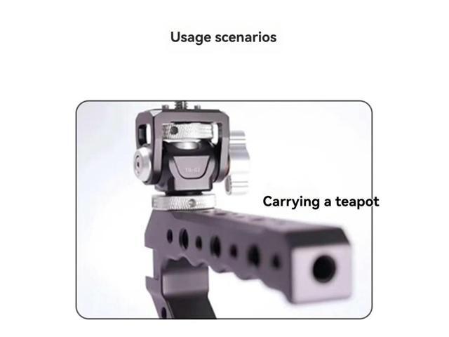 Click here for Aluminum Alloy Rotating Snail Gimbal Adjustable Da... prices