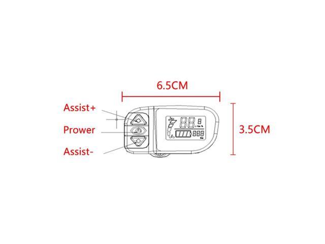 Click here for Ebike Dsiplay VLCD6 6Pin LCD Display for TONGSHENG... prices